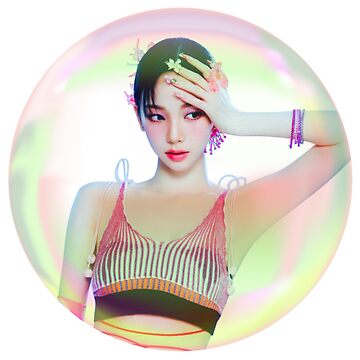 "Aespa Karina Better Things Bubble" Sticker for Sale by xiaotingfae | Redbubble