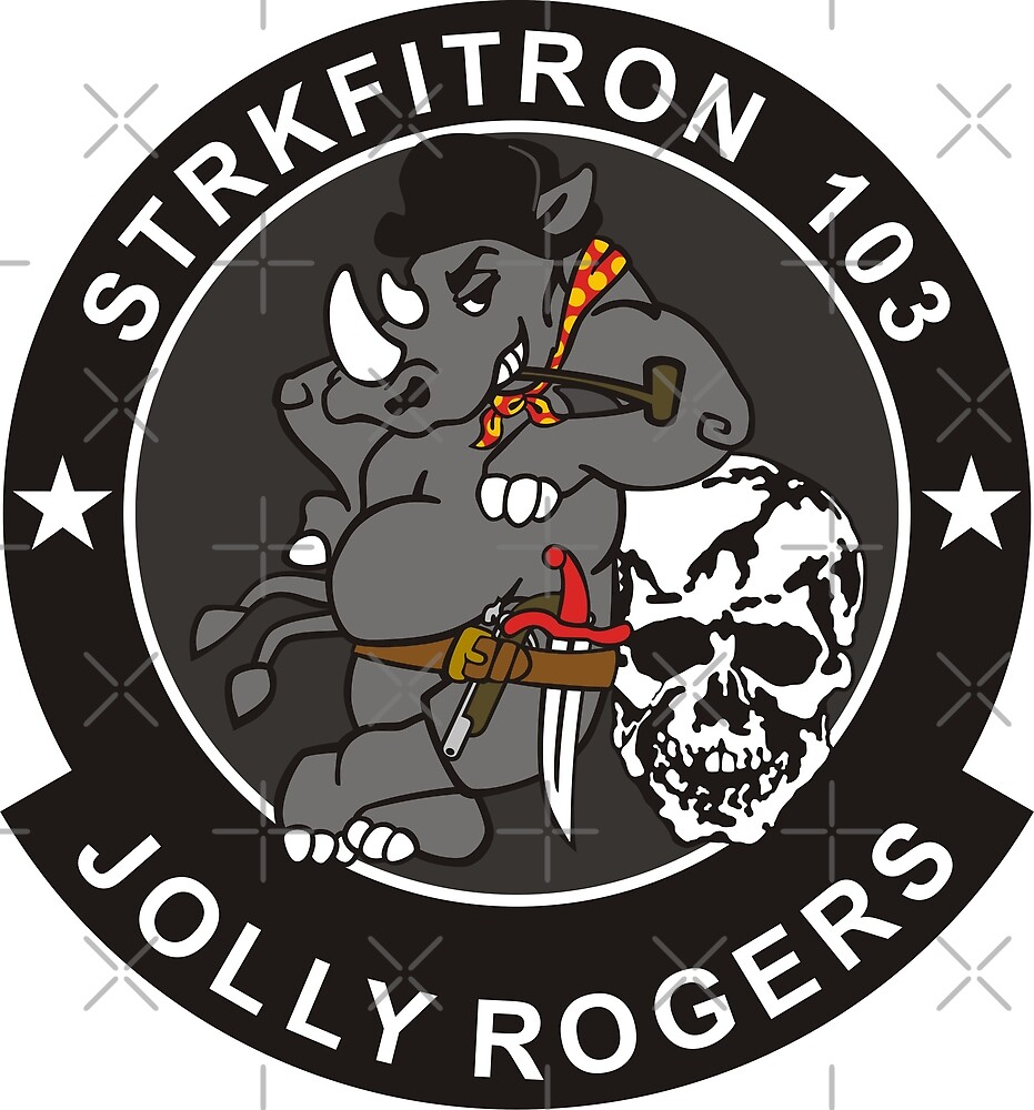 "F/A-18 Rhino VFA-103 Jolly Rogers" by MBK13 | Redbubble