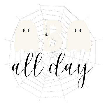 "ABA all day ghosts" Sticker for Sale by Emy Lovell | Redbubble