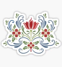 Rosemaling Stickers | Redbubble