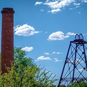 "Poppet Head and Crushing Battery Chimney - Golden Square, Victoria ...