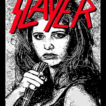 "Buffy Vampire Metal Mashup" Poster for Sale by AdelimeMowe | Redbubble