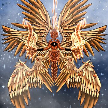 "Biblically accurate seraphim Angel" Poster for Sale by Lightdragon11 ...