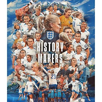 "England Lionesses - History makers " Poster for Sale by francescalever ...