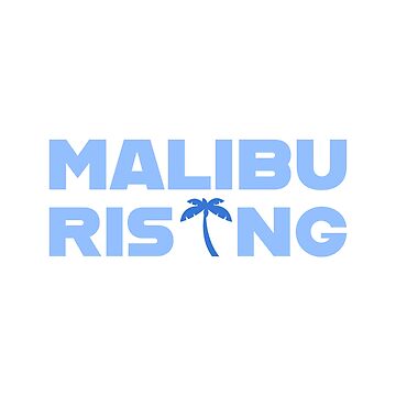 "Malibu Rising Taylor Jenkins Reed - blue design " Sticker for Sale by ...