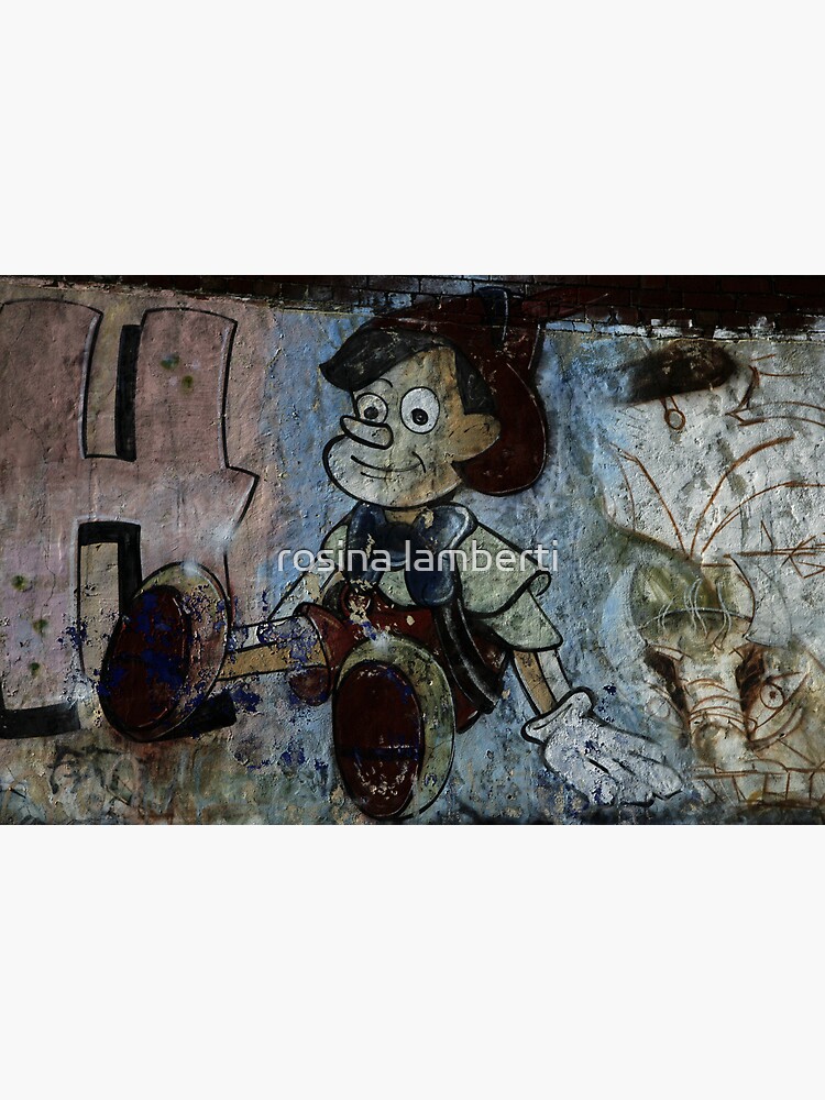 Graffiti Pinocchio Poster By Rosinalamberti Redbubble