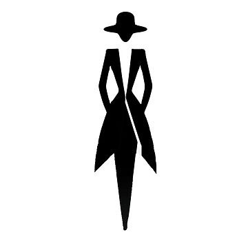"Fashion Model" Sticker for Sale by FineArtsPro | Redbubble