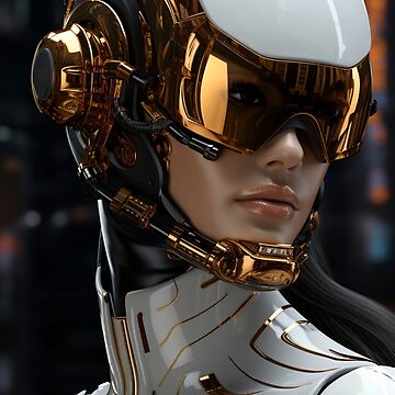 "Alien Cyborg 3" Sticker for Sale by Art Dream Studio | Redbubble