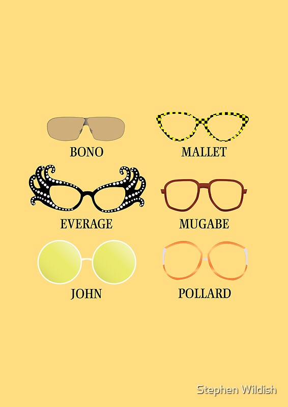 "Wacky Glasses" by Stephen Wildish | Redbubble