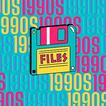 "1990s retro design 15 - OG Blue Background" Sticker for Sale by ...