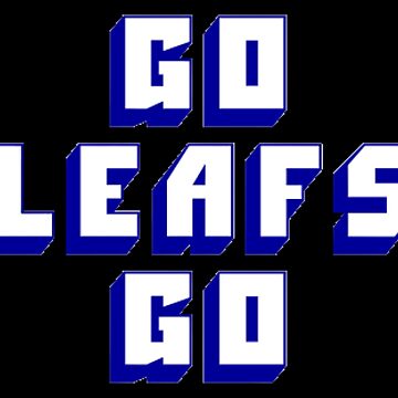 "Go Leafs Go" Sticker for Sale by Saint-Designs77 | Redbubble