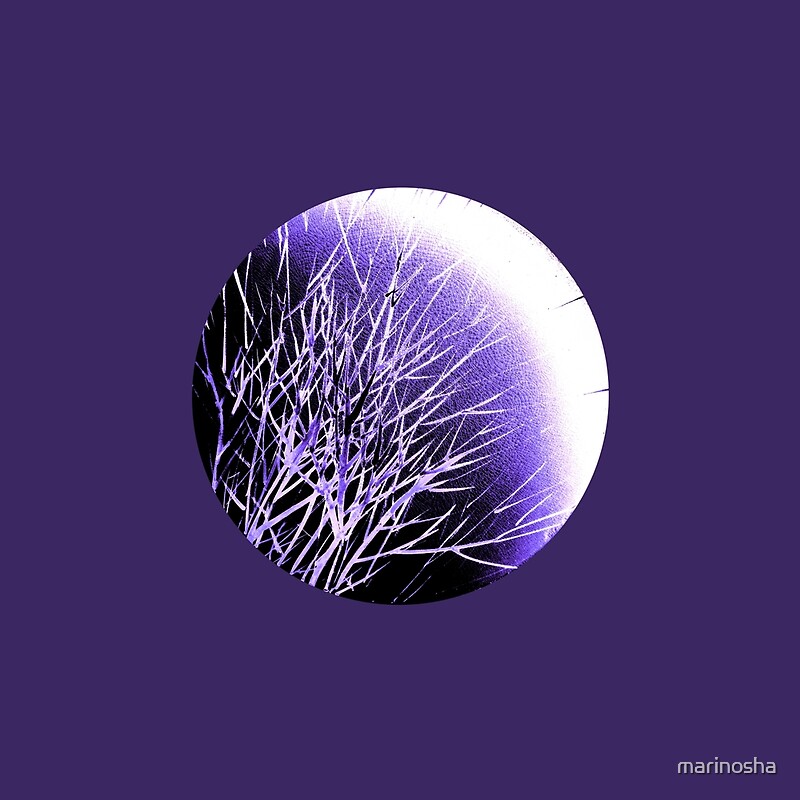 "THE UltraViolet MOON" by marinosha | Redbubble