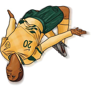 "Sam Kerr backflip " Sticker for Sale by RowanhKimmel | Redbubble