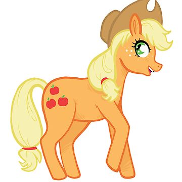 "Applejack Sticker" Sticker for Sale by Sprak | Redbubble