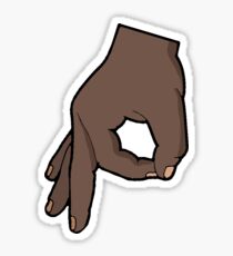 Ok Hand Sign Stickers | Redbubble