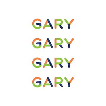 "GARY name colorful set pack style 1" Kids T-Shirt for Sale by ...