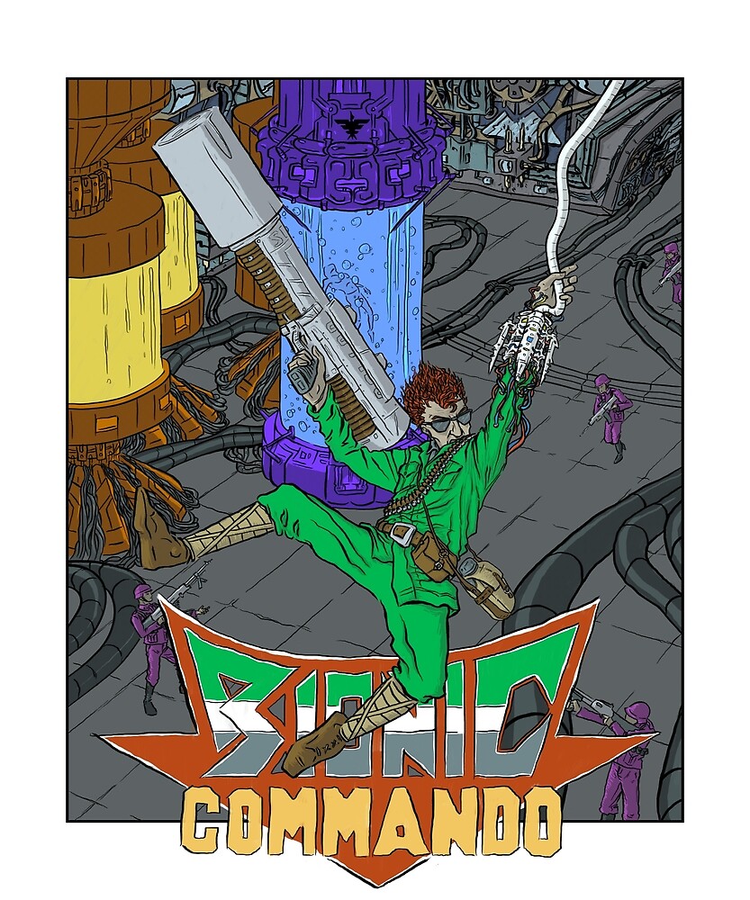 "Bionic Commando - NES Tribute Series 1" by scottogara | Redbubble