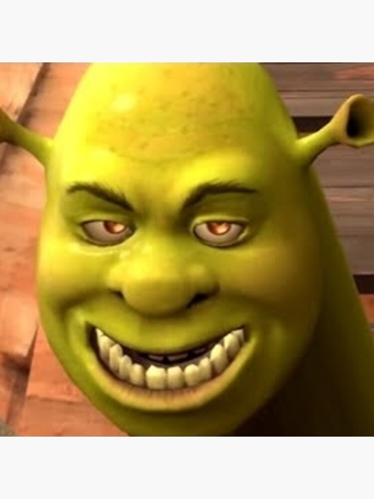 "creepy shrek" Acrylic Block by Alexis6214 | Redbubble