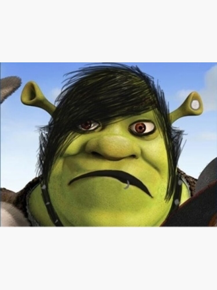 "emo shrek" Canvas Print by Alexis6214 | Redbubble