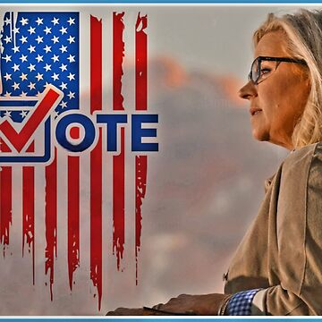"Liz Cheney" Sticker for Sale by taoufik ighzer | Redbubble