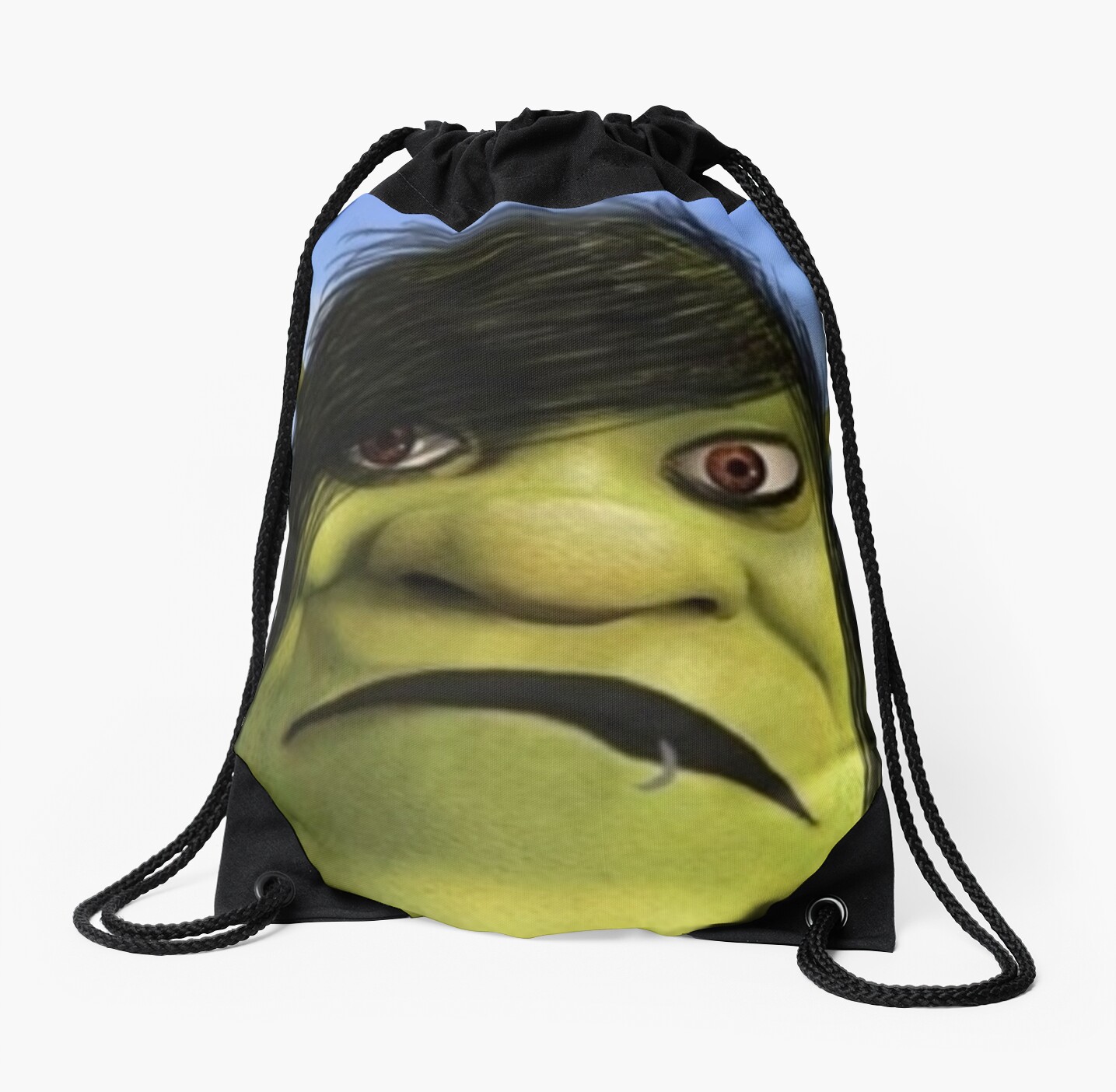 "emo shrek" Drawstring Bag by Alexis6214 | Redbubble