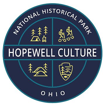 "Hopewell Culture National Historical Park Heraldic Logo" Sticker for ...
