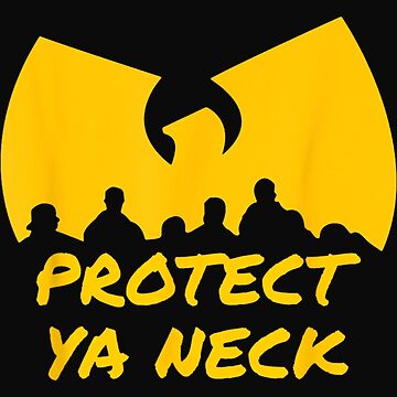 "Hip Hop 90S Protect Ya Neck " Sticker for Sale by JohnGardnera | Redbubble