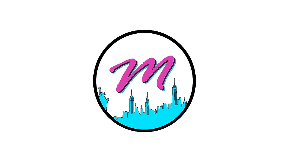 "Miami Vice Colors - M Logo" by MikeyLegs | Redbubble