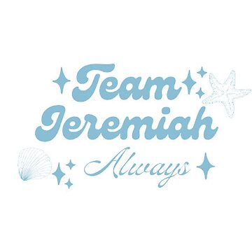 "TEAM JEREMIAH STICKER" Sticker for Sale by Eva Sophia | Redbubble