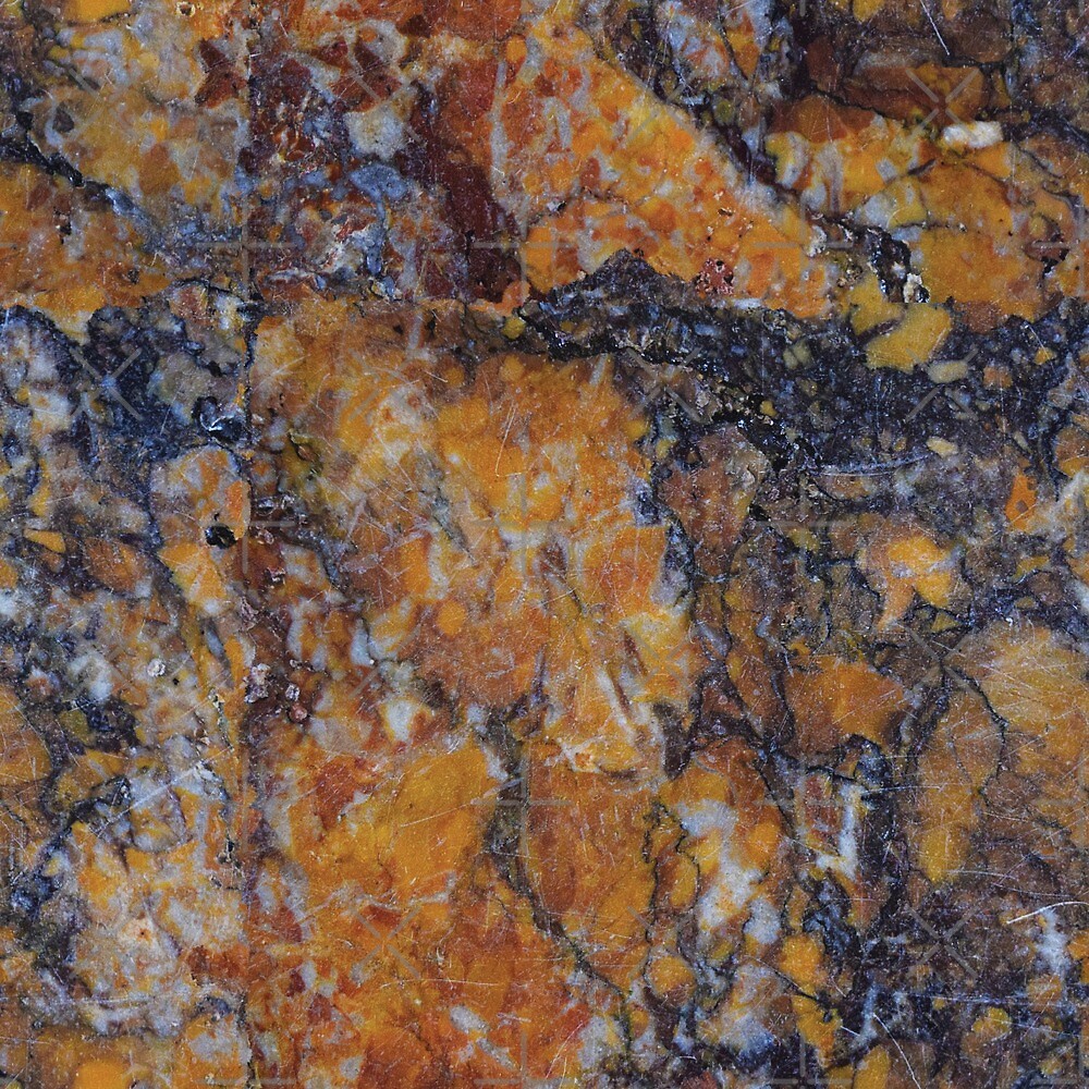 "Neutral Black Rust Color Marble Granite Rock Stone" by ColorFlowArt ...