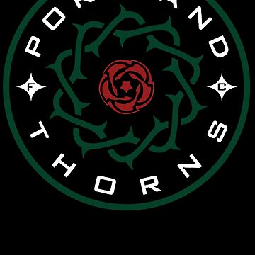 "Portland logo Thorns FC logo Portland Classic" Essential T-Shirt for ...
