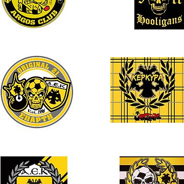 "STICKERS & MAGNETS AEK ATHENS FC" Sticker for Sale by LilyChris ...