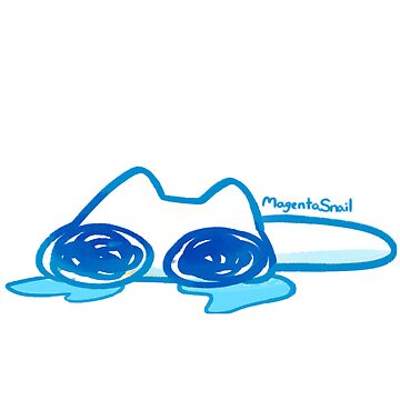 "ADHD Creature - sob" Sticker for Sale by MagentaSnail | Redbubble