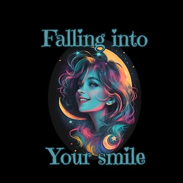 "Falling into Your smile" Sticker for Sale by GlunmanStore | Redbubble