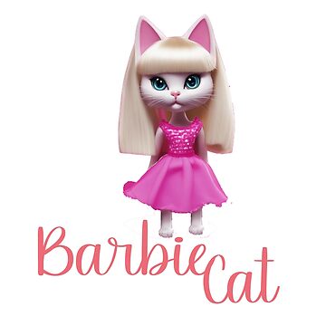 "Barbie Cat" Sticker for Sale by SRedha | Redbubble