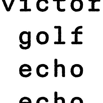 "AVGEEK in Aviation Phonetic Alphabet black text small" Sticker for ...