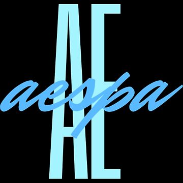 "Aespa Name " Sticker for Sale by LBomingueq92 | Redbubble