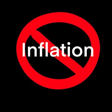 "Anti inflation " Sticker for Sale by LookingxGlass | Redbubble