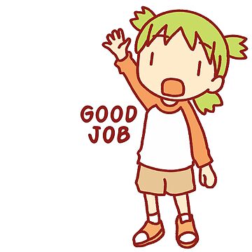 "Yotsuba - Good Job" Sticker for Sale by ayamecr8tion | Redbubble