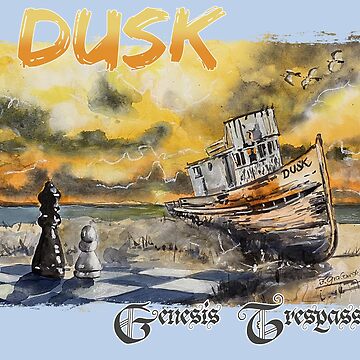 "Dusk, song by Genesis from the album Trespass" Sticker by Prog Art ...