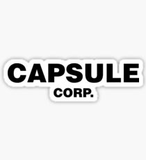 Capsule Corp Stickers | Redbubble