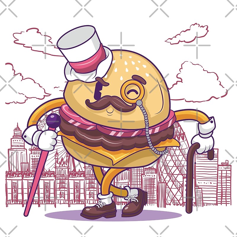 "Lord Burger" by Cesar Peralta | Redbubble