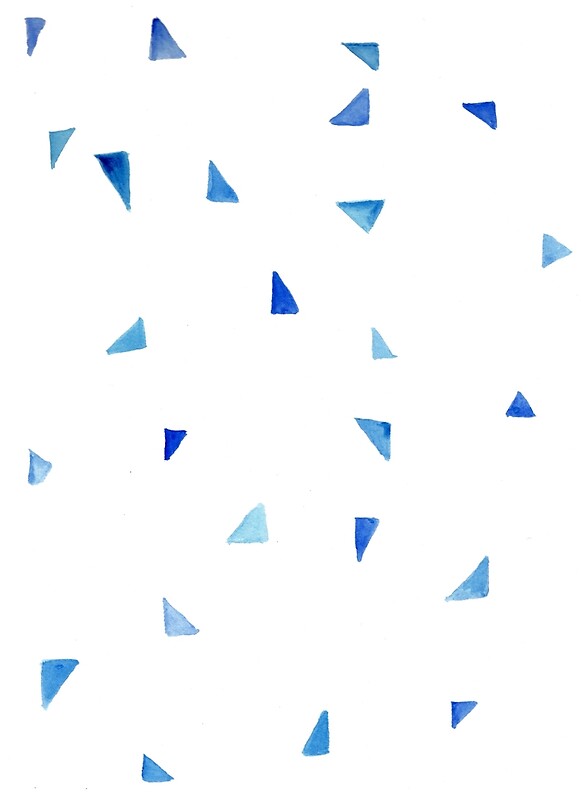 "a whole bunch of triangles" by annabethia | Redbubble