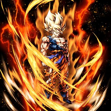 "Goku SSJ Namek" Poster for Sale by TavPictures | Redbubble