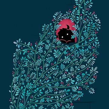 "Introvert (Monster in the window)" Sticker for Sale by littleclyde ...