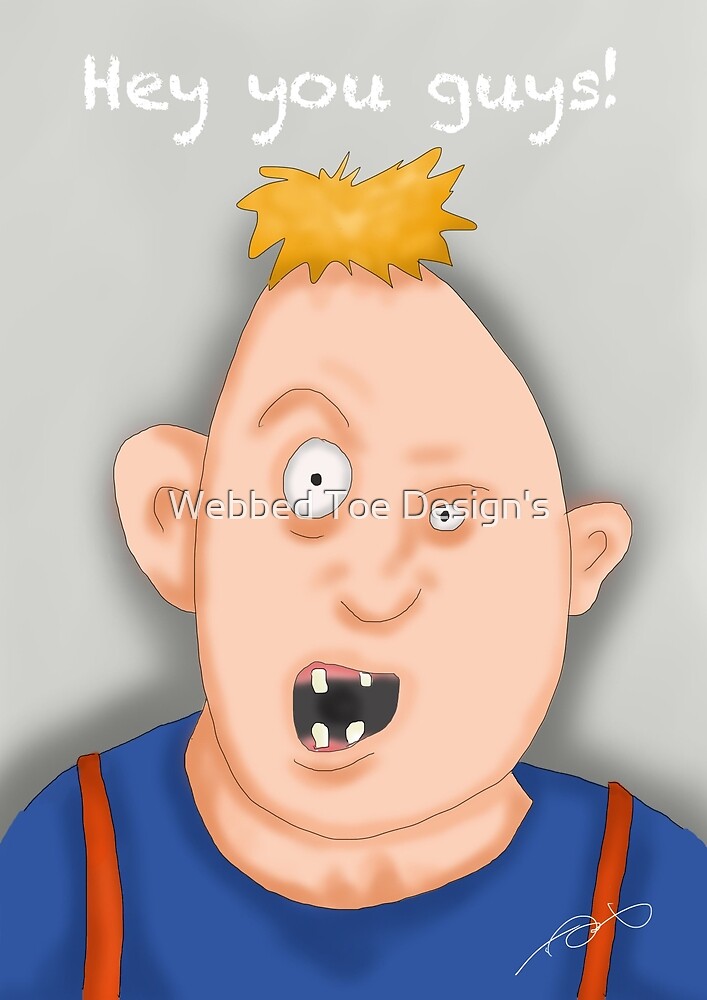 ""Hey you guys!" Sloth. The Goonies" by Webbed Toe Design's | Redbubble