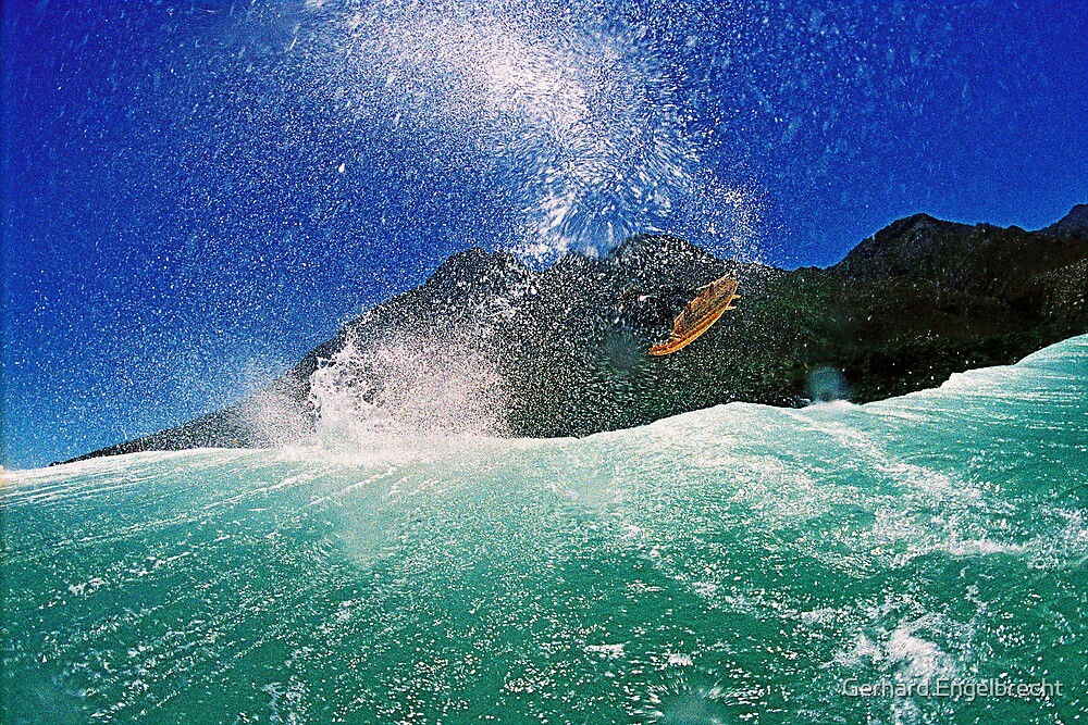 "Andrew Langer boosting big air, Kogel Bay, Western Cape, South Africa ...