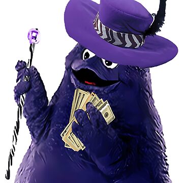 "Grimace Pimp" Art Print for Sale by JudgmentDesign | Redbubble