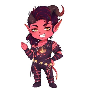 "Karlach BG3 Baldurs Gate 3 Anime Chibi Sticker" Sticker for Sale by ...