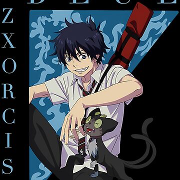 "Blue exorcist" Sticker for Sale by ArtChicCrust | Redbubble